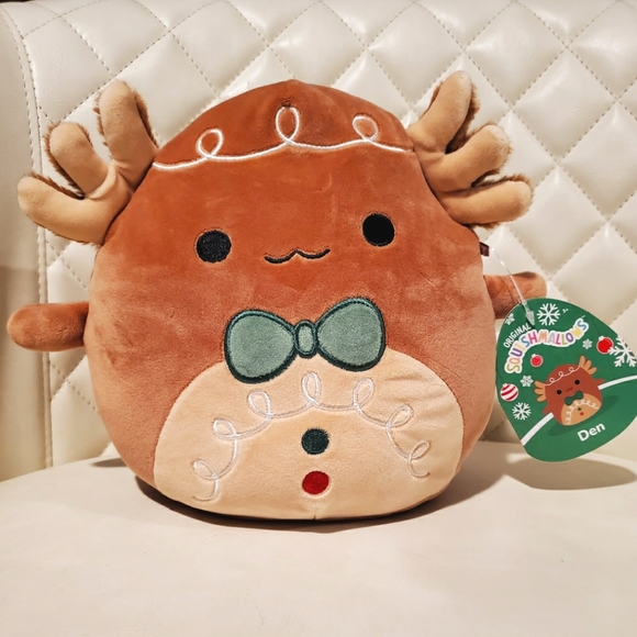 Squishmallows | Toys | Nwt Den The Axolotl Squishmallow Gingerbread Man ...